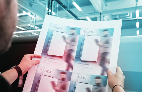 LAUDA working with HP Indigo presses